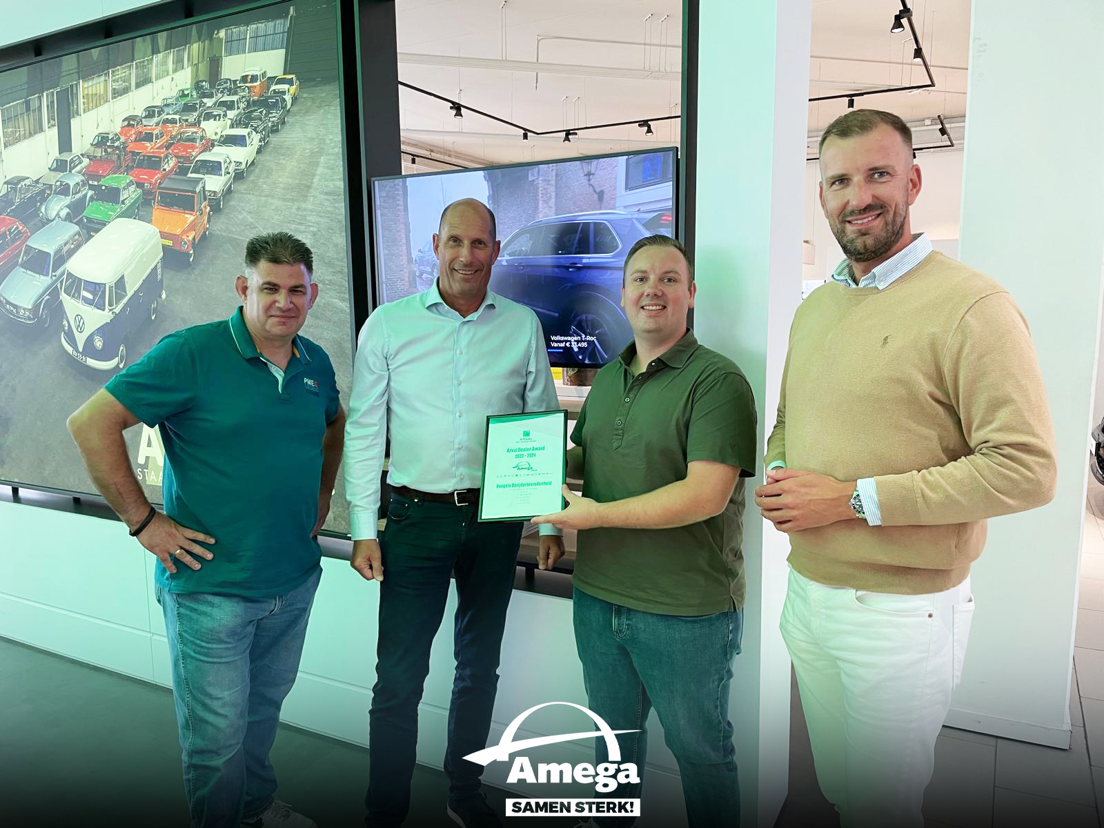 Amega onderscheiden door Arval